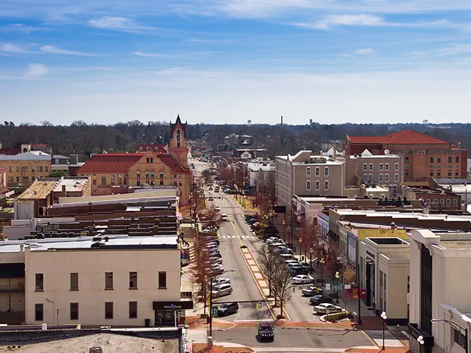 Anderson's skyline offers that perfect blend of historic charm and small-town accessibility. The iconic clock tower stands as a sentinel over streets where your retirement dollars stretch twice as far.