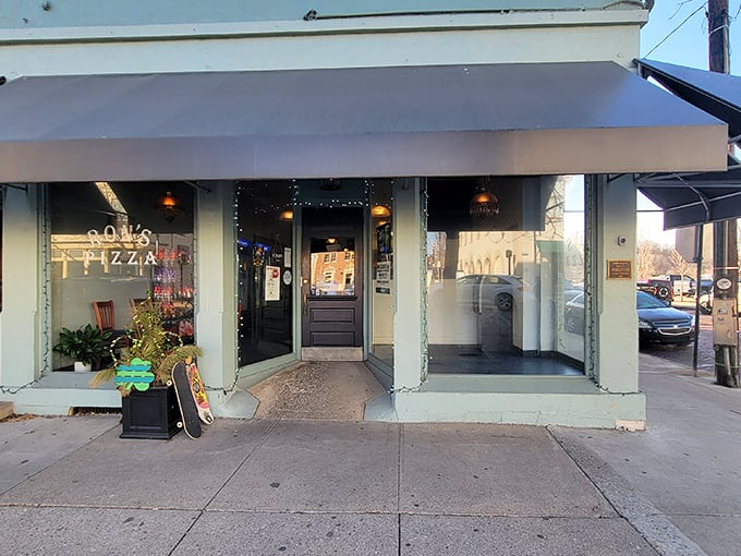 The unassuming storefront of Ron's Pizza in Miamisburg might not stop traffic, but locals know this modest exterior hides pizza treasures worth seeking out.
