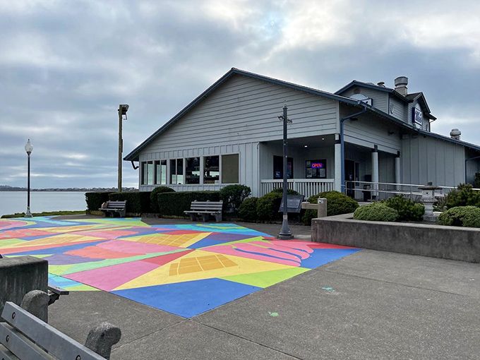 The unassuming exterior of Mo's in Lincoln City might not scream "culinary landmark," but locals know this gray building with blue signage houses Oregon coastal gold.