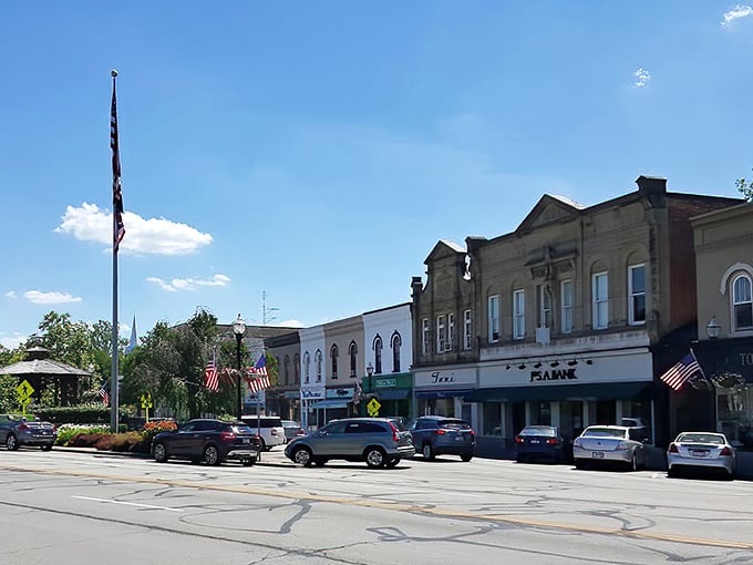 Main Street Americana at its finest! Chagrin Falls' historic downtown looks like it was plucked straight from a Norman Rockwell painting.