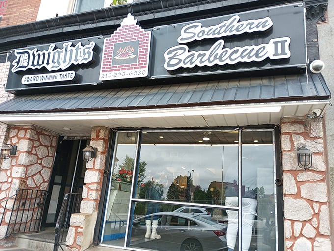 The unassuming storefront of Dwight's Southern Barbecue II promises "Award Winning Taste" – a claim that proves to be deliciously accurate once you step inside.