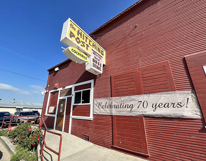 The red barn exterior isn't just charming—it's a beacon of barbecue excellence that's been drawing pilgrims to Casmalia for seven delicious decades.