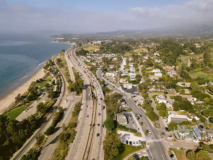 Summerland sprawls along the California coast like a secret village that somehow escaped the notice of tourist guidebooks and Instagram influencers.