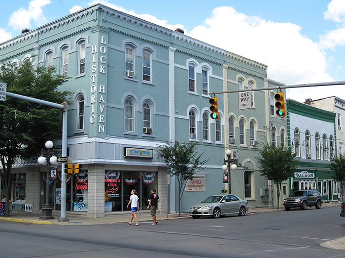 Downtown Lock Haven's historic buildings aren't just pretty facades – they're living testaments to affordable small-town charm where your dollar stretches further than your imagination.