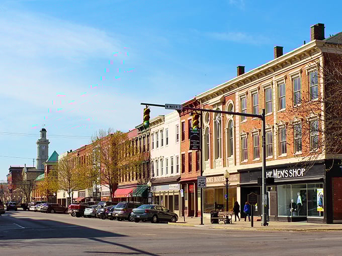 Downtown Chillicothe stands like a time capsule with modern amenities – those red brick buildings have witnessed two centuries of American dreams unfolding.