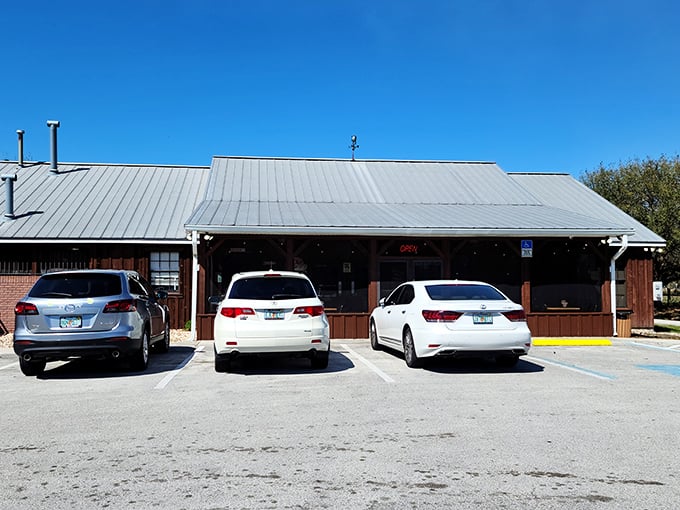 The unassuming exterior of Charm City Seafood in Bartow might fool you, but locals know this metal-roofed treasure house holds seafood gold within.