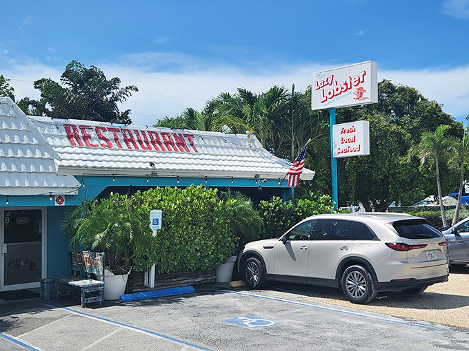 The unassuming exterior of Lazy Lobster hides culinary treasures within. Like finding a pearl in an oyster, this Key Largo gem rewards those who venture inside.