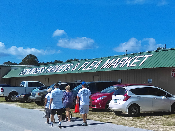 The green-roofed treasure palace where parking spots are as coveted as the vintage finds inside.