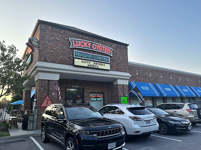 The brick fortress of flavor announces itself with multiple "Winner" banners – a restaurant that doesn't just talk the talk but walks the delicious walk.