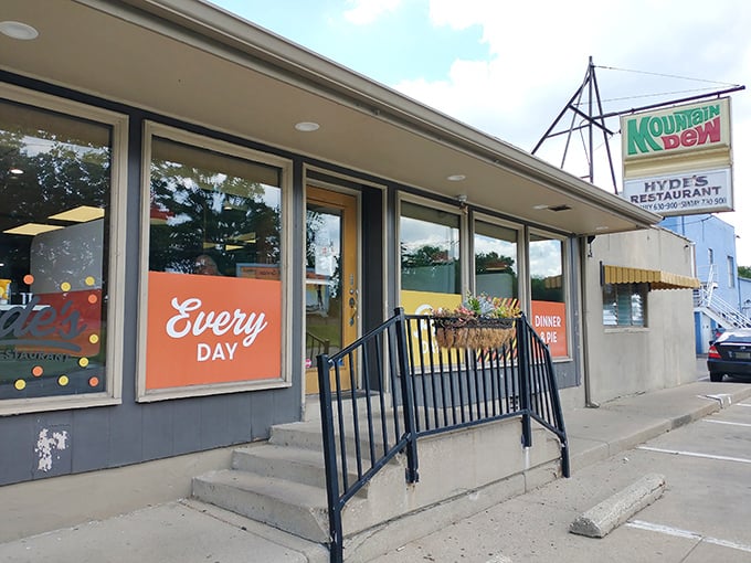 Hyde's modest exterior with its "Every Day" promise doesn't scream culinary destination, but locals know better than to judge this book by its cover.