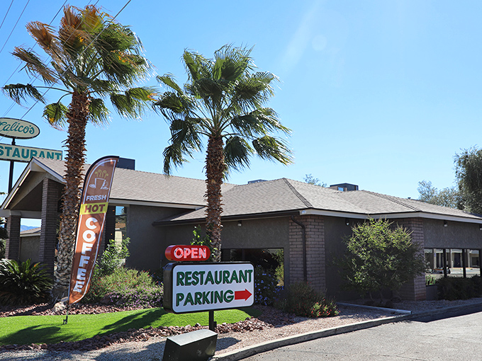 The unassuming exterior of Calico's in Kingman hides a carnivore's paradise within. Like finding a diamond in the desert, this Route 66 gem awaits.