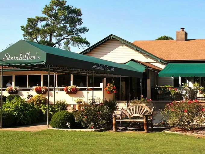 Steinhilber's modest exterior belies the culinary treasures within—like finding a Michelin-starred restaurant disguised as your favorite aunt's country home.