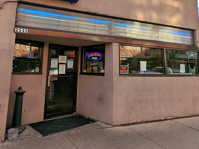 The unassuming tan exterior of Blue Moon might not scream "culinary destination," but as any food explorer knows, the plainest packages often hide the greatest treasures.
