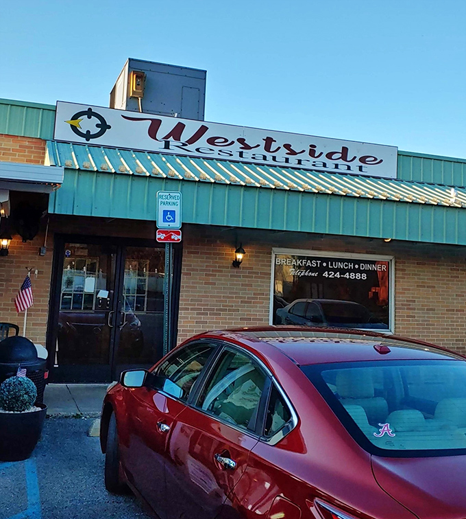 The unassuming brick exterior of Westside Restaurant beckons like an old friend. This Milford mainstay doesn't need flashy signage—the regulars already know what treasures await inside.