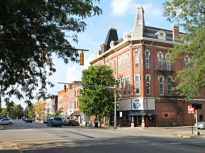 Downtown Chillicothe stands like a time capsule with modern amenities – those red brick buildings have witnessed two centuries of American dreams unfolding.