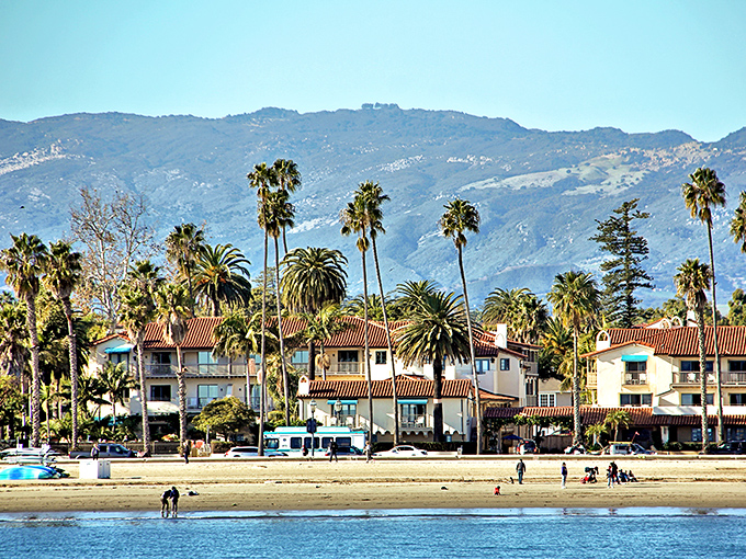 Paradise isn't a place you go – it's Carpinteria's beachfront where mountains cradle shorelines and palm trees stand like nature's welcoming committee.