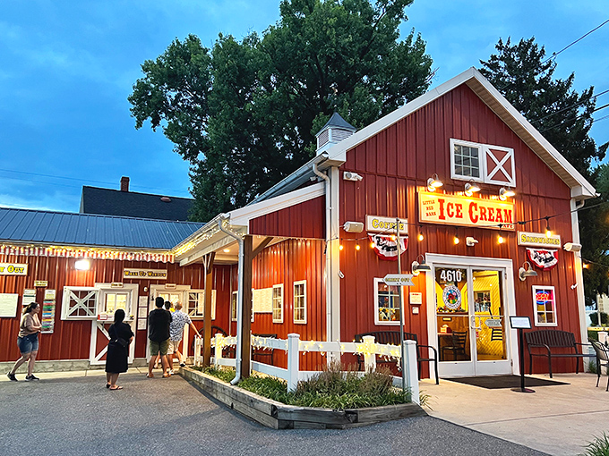 The Little Red Barn stands proud in Jefferson, its barn-red siding and white trim practically screaming "Come in, we've got something delicious waiting for you!"