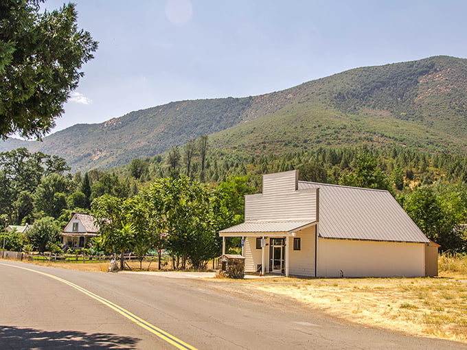 The quintessential small-town California dream – humble buildings nestled against majestic mountains that remind you some of life's greatest treasures come in unassuming packages.