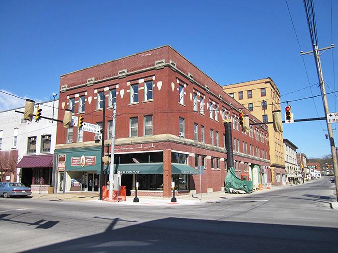 Downtown Punxsutawney showcases classic brick architecture that whispers stories of simpler times—and significantly lower mortgage payments than big-city counterparts.