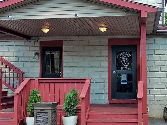 The unassuming entrance to culinary greatness. Like finding a secret passage to flavor country, this modest façade hides a treasure trove of Pennsylvania delights.