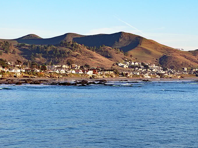 Cayucos nestles between golden hills and the vast Pacific like a town that time politely decided to leave alone. Pure California coastal magic.