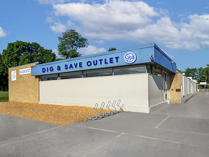 The unassuming blue sign promises little, delivers mountains. Treasure hunting begins at this Madison institution where one person's castoffs become another's jackpot.