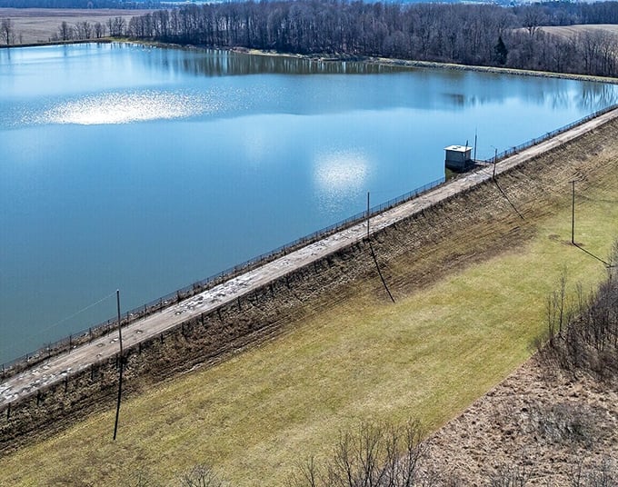Amick Reservoir provides both practical water management and scenic beauty—the kind of multitasking that would make your efficiency expert proud.