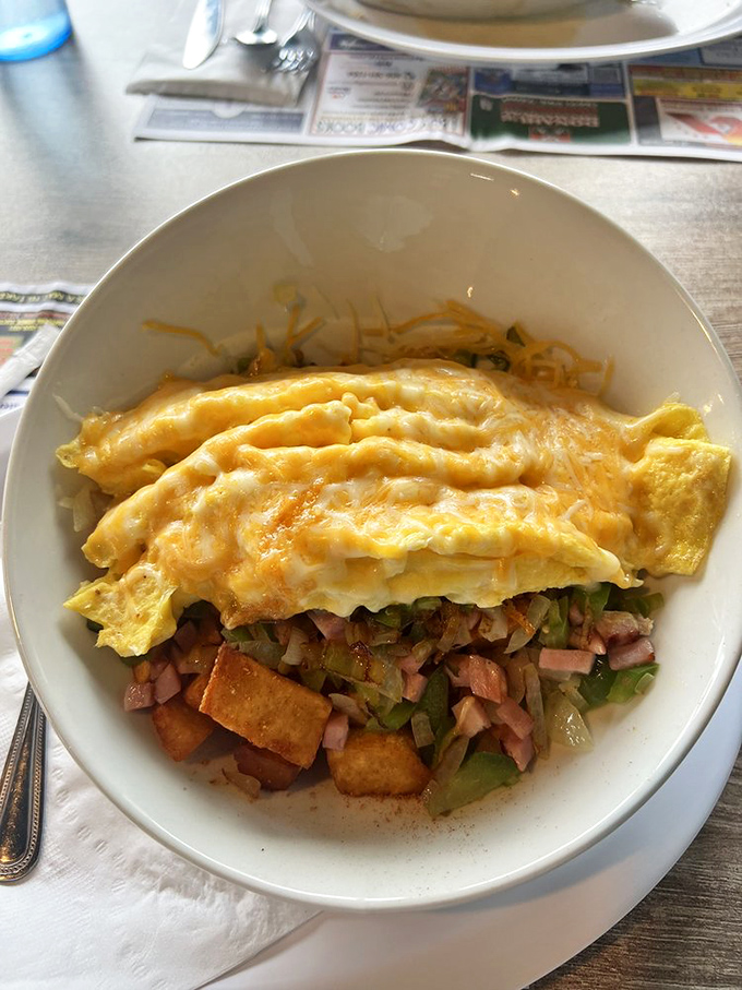 When breakfast can't decide what it wants to be, it becomes this glorious bowl—a democracy of flavors where every ingredient gets equal representation.
