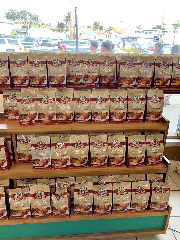 Proof that Old West's popularity extends beyond their storefront. Take home a taste of Pismo Beach with these packaged mixes—though nothing beats the original.