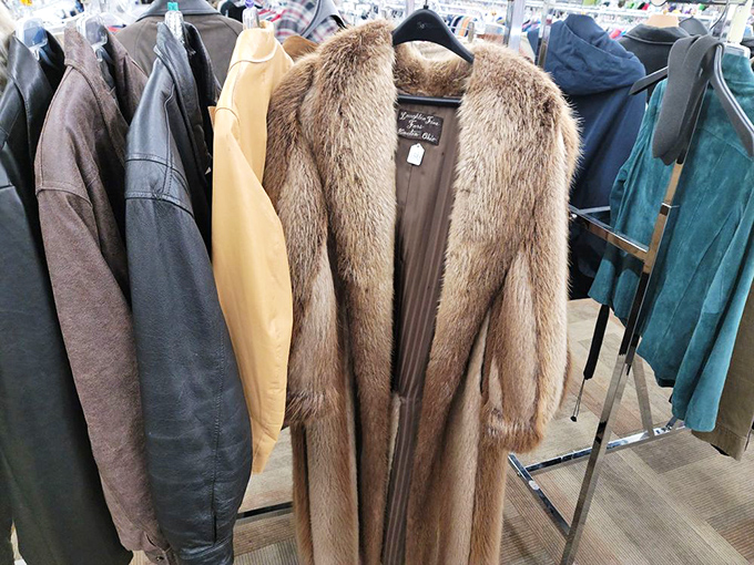 That fur coat has stories to tell—probably involving cocktail parties, dramatic exits, and at least one memorable winter romance.