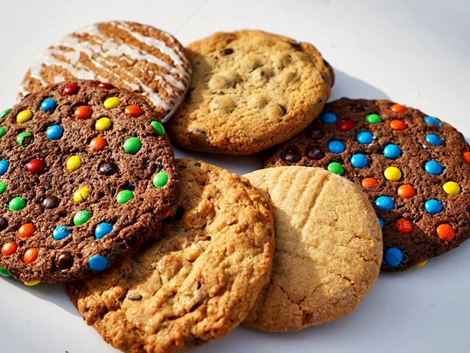 These cookies aren't just dessert—they're the encore after an already stellar performance. The M&M-studded chocolate chip deserves its own standing ovation.