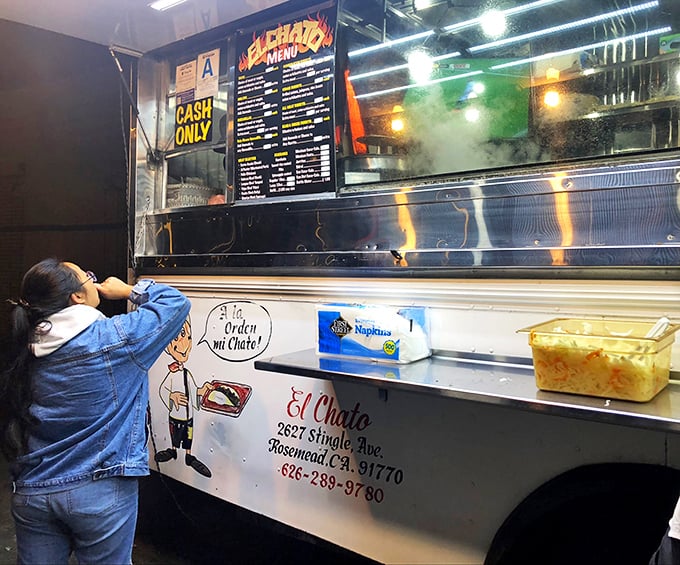 Where the magic happens—a simple counter window that separates you from some of the most satisfying food in Los Angeles.