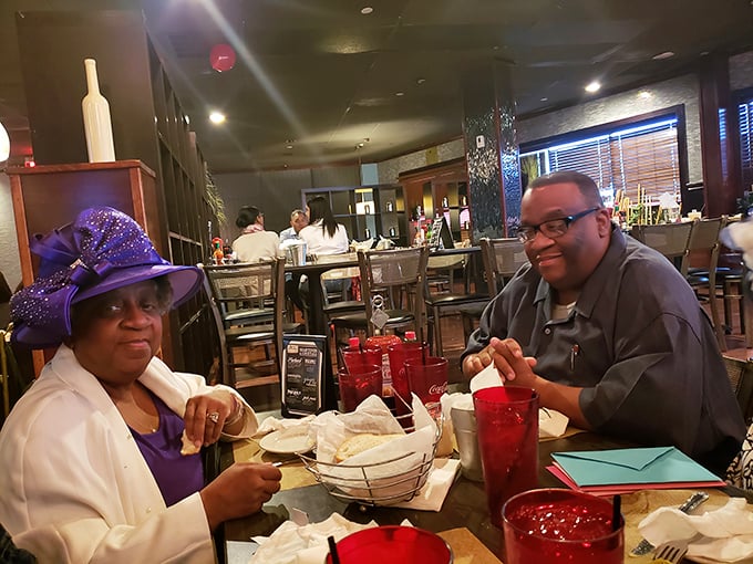 Benny's diverse clientele is a testament to its universal appeal—everyone from dressed-up celebrators to casual weeknight diners finds their place at these tables.