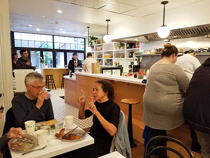 Conversations flow as freely as the coffee at Middle Child, where strangers become friends over the universal language of really good food.