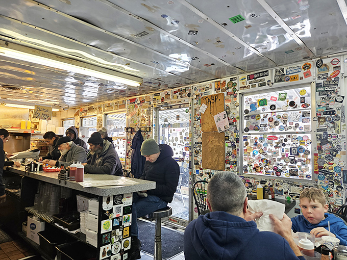 Real people enjoying real food - this is what authentic dining experiences look like in action.