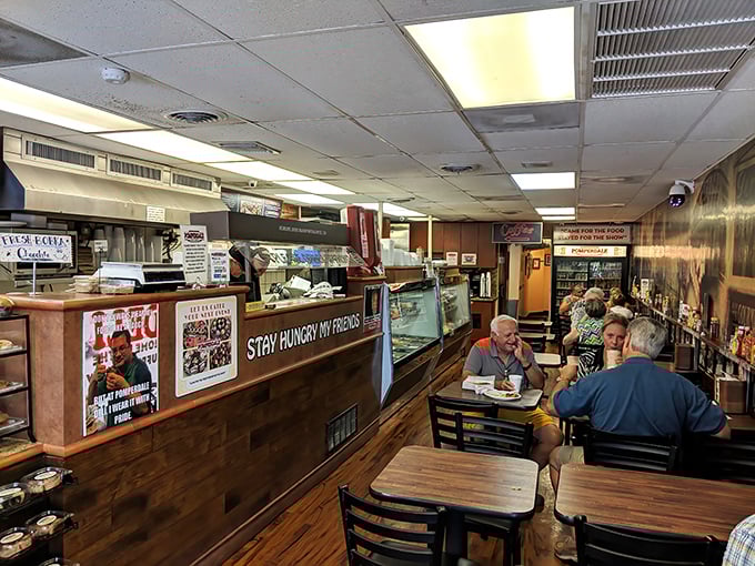 Where conversations happen, memories are made, and nobody rushes you through your sandwich—the dining area is democracy in action.