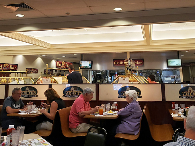 Multi-generational dining at its finest. Some relationships are built on love, others on a mutual appreciation for excellent mashed potatoes.