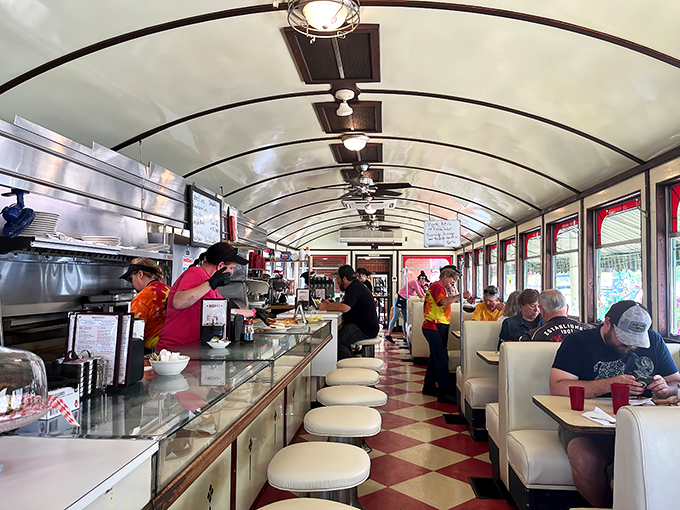 Where strangers become neighbors over coffee refills, beneath ceiling fans that have witnessed countless first dates, business deals, and family celebrations.
