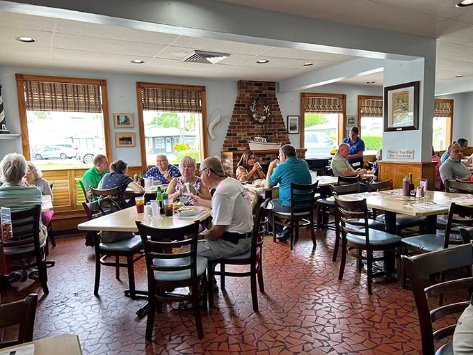 Where locals and tourists find common ground over plates of seafood. Food bringing people together – as it should.