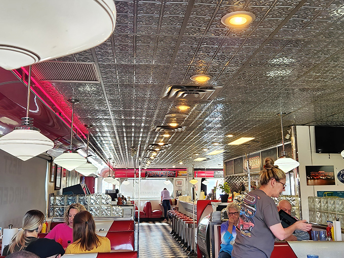 Where strangers become neighbors over coffee refills and shared stories—the dining room hums with the soundtrack of clinking silverware and genuine laughter.