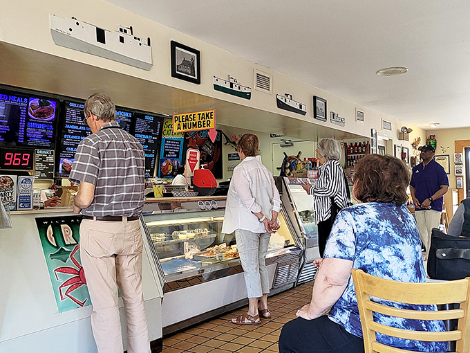 The lunch rush at Don's isn't just customers—it's a community of seafood pilgrims who've discovered that Des Plaines might as well be oceanfront property.