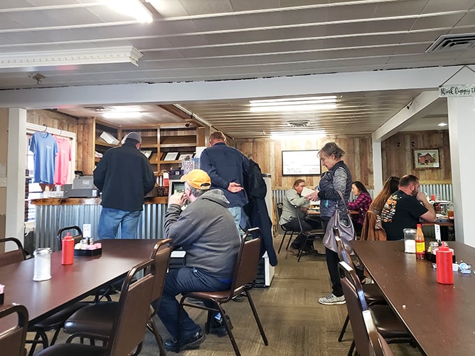 Where locals gather for food and conversation. Notice nobody's on their phone—the food demands your full attention.