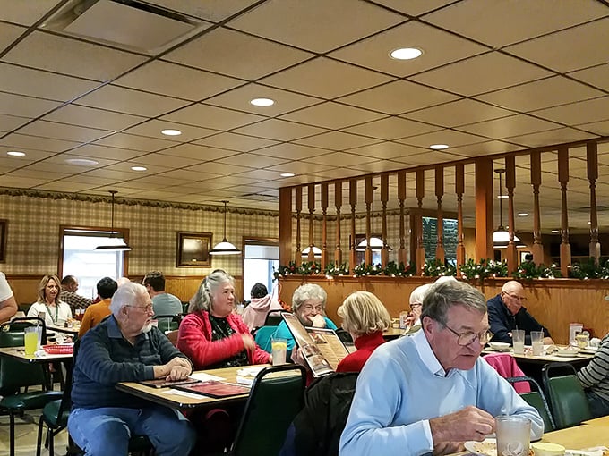 Regulars gather for their daily ritual of coffee and conversation. In an age of digital connection, there's something beautiful about actual humans sharing actual space.
