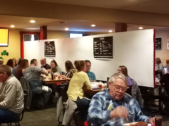 Multi-generational dining at its finest—where conversations flow as freely as the iced tea, and nobody's checking their phone because the food demands full attention.