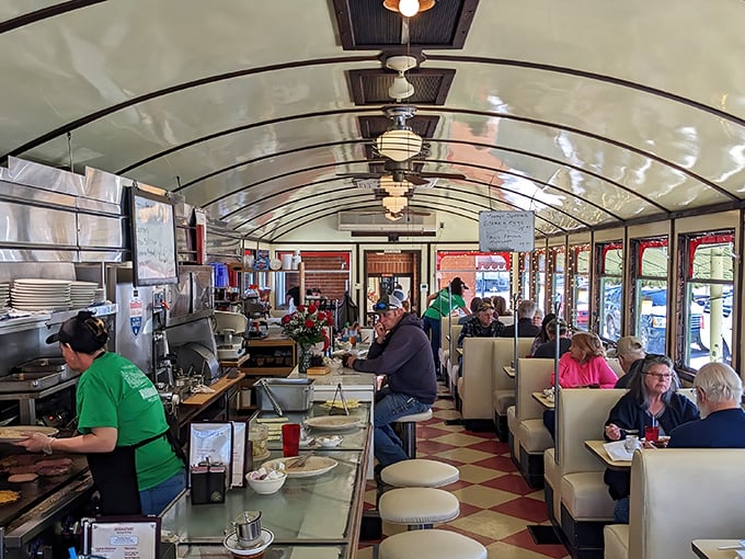 Every occupied booth tells a story—of regulars who've claimed their spots for years and visitors who'll be telling friends, "You've gotta try this place."