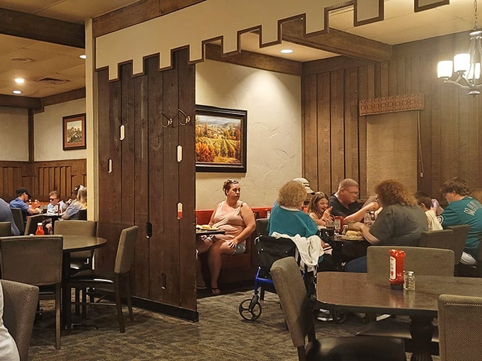 Multi-generational families gather around tables where countless birthdays, anniversaries, and "just because" meals have been celebrated over the decades.