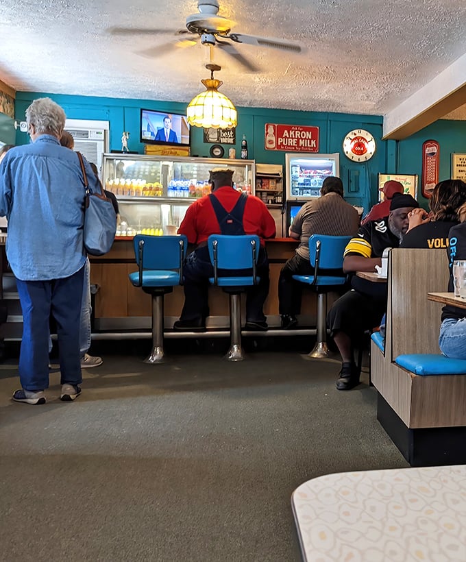The true measure of a great diner? When folks from all walks of life sit elbow-to-elbow, united by the universal language of good food.