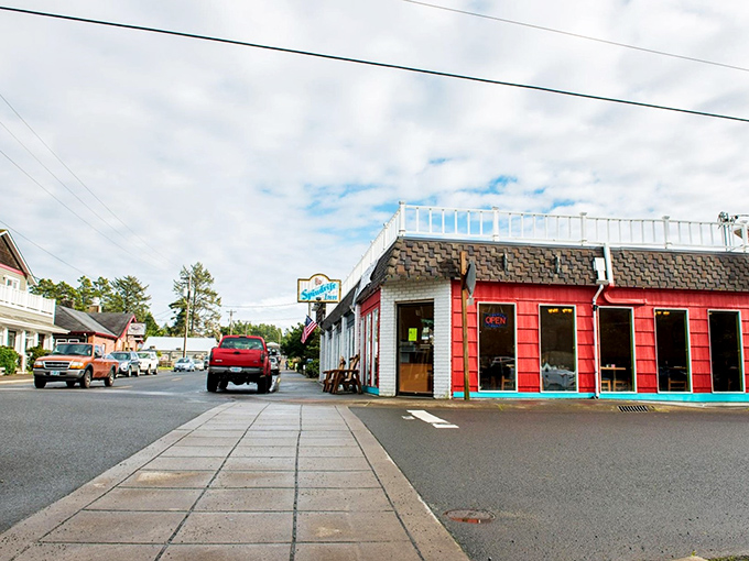 Downtown Manzanita's charming storefronts invite leisurely exploration. Main Street America with a salty breeze and zero pretension.