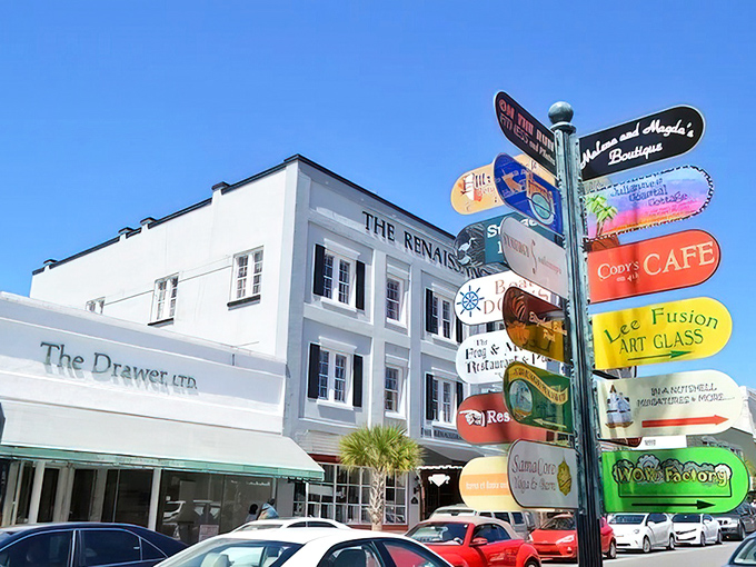 Mount Dora's directional signs point to so many shops and eateries, you'll need another vacation just to visit them all.