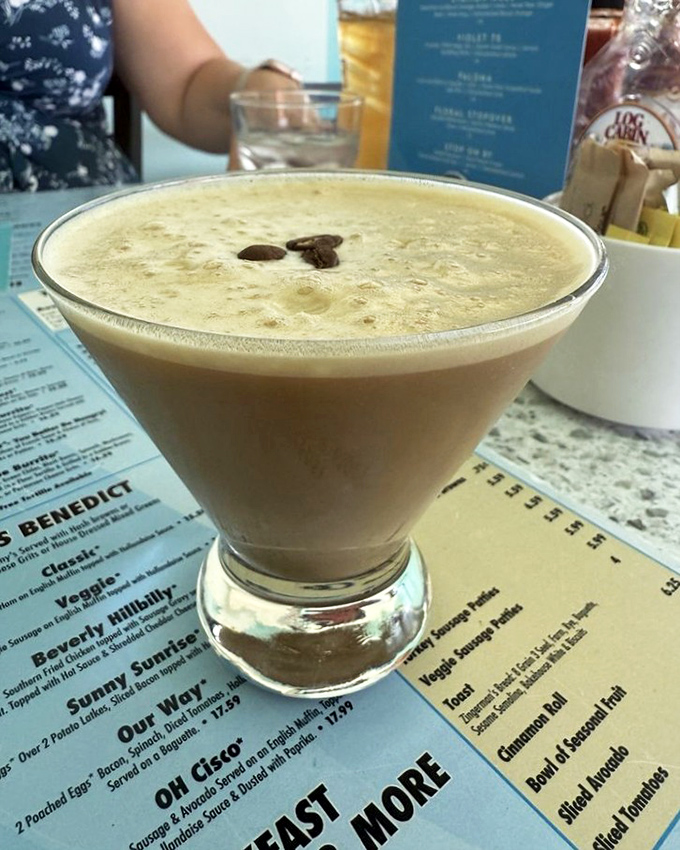 This isn't just coffee—it's dessert, breakfast, and a hug in liquid form, topped with enough foam to make cappuccinos jealous.